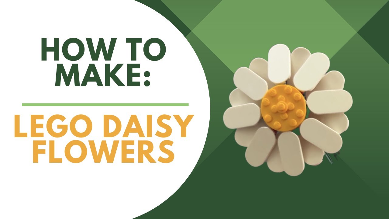 HOW TO MAKE: LEGO Daisy Flowers! - YouTube