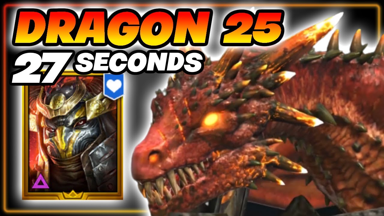 🔥JINGWON🔥 DRAGON 25 CONSISTENT SPEED FARM | RAID Shadow Legends - YouTube