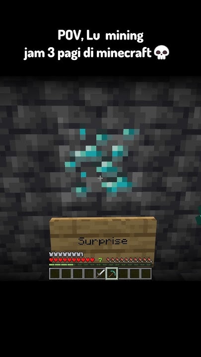 POV, Lu Mining Jam 3 Malam di Minecraft 💀 - YouTube