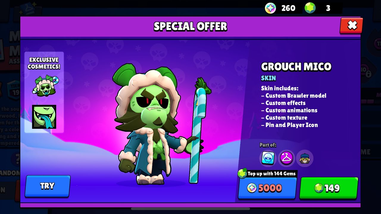 New skin on mico - YouTube