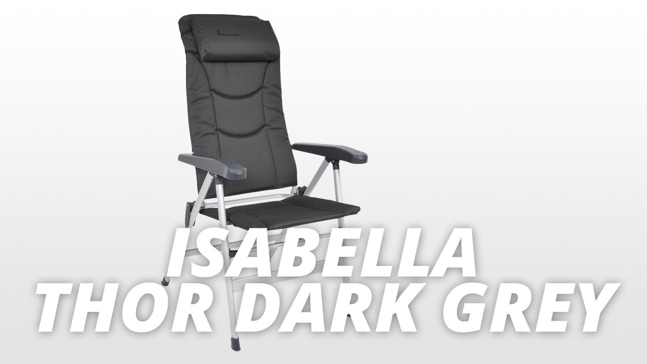 Isabella Thor Dark Grey Campingstoel | Productvideo | Obelink - YouTube