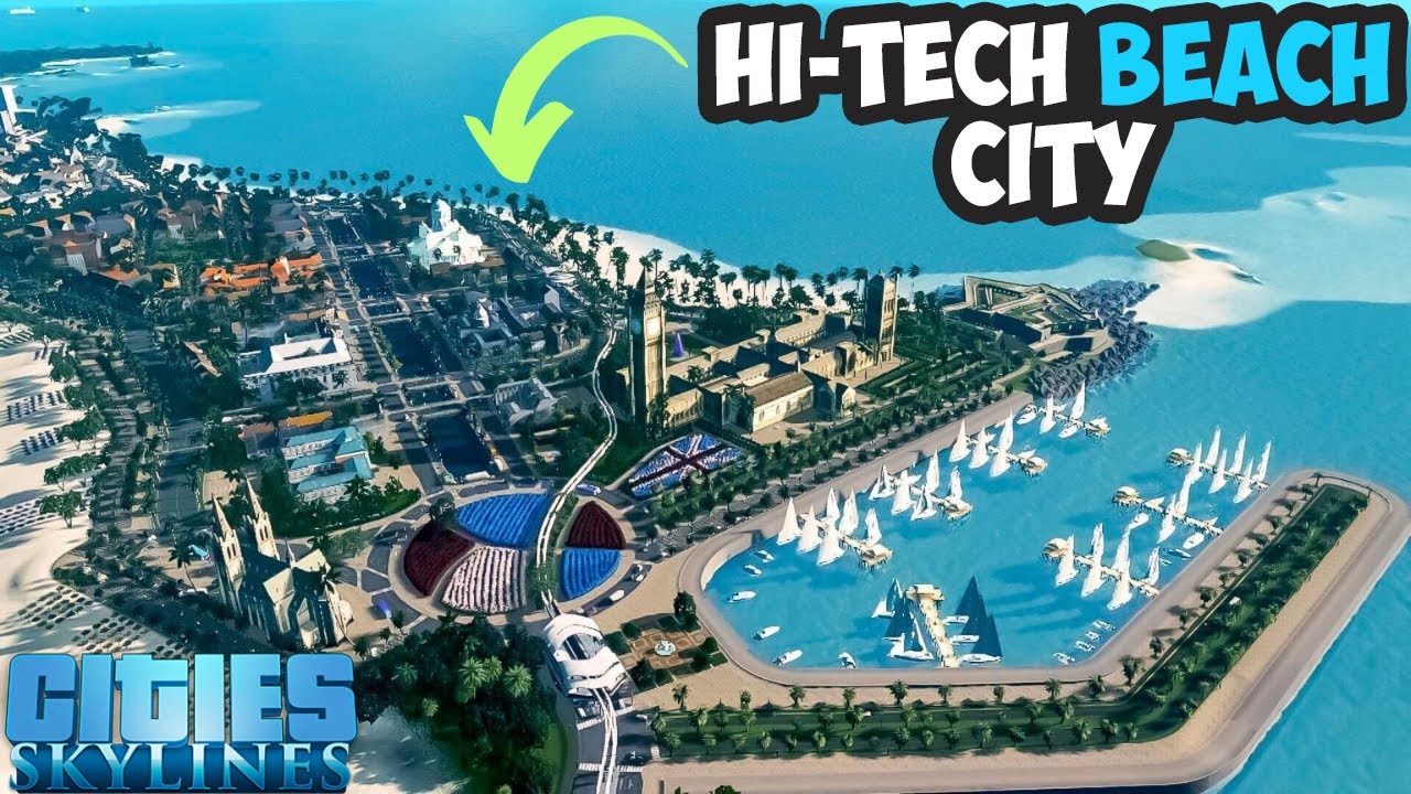 I MADE A HI-TECH SUPER BEACH CITY | REAL ENGINEER BUILDS A REAL CITY ...