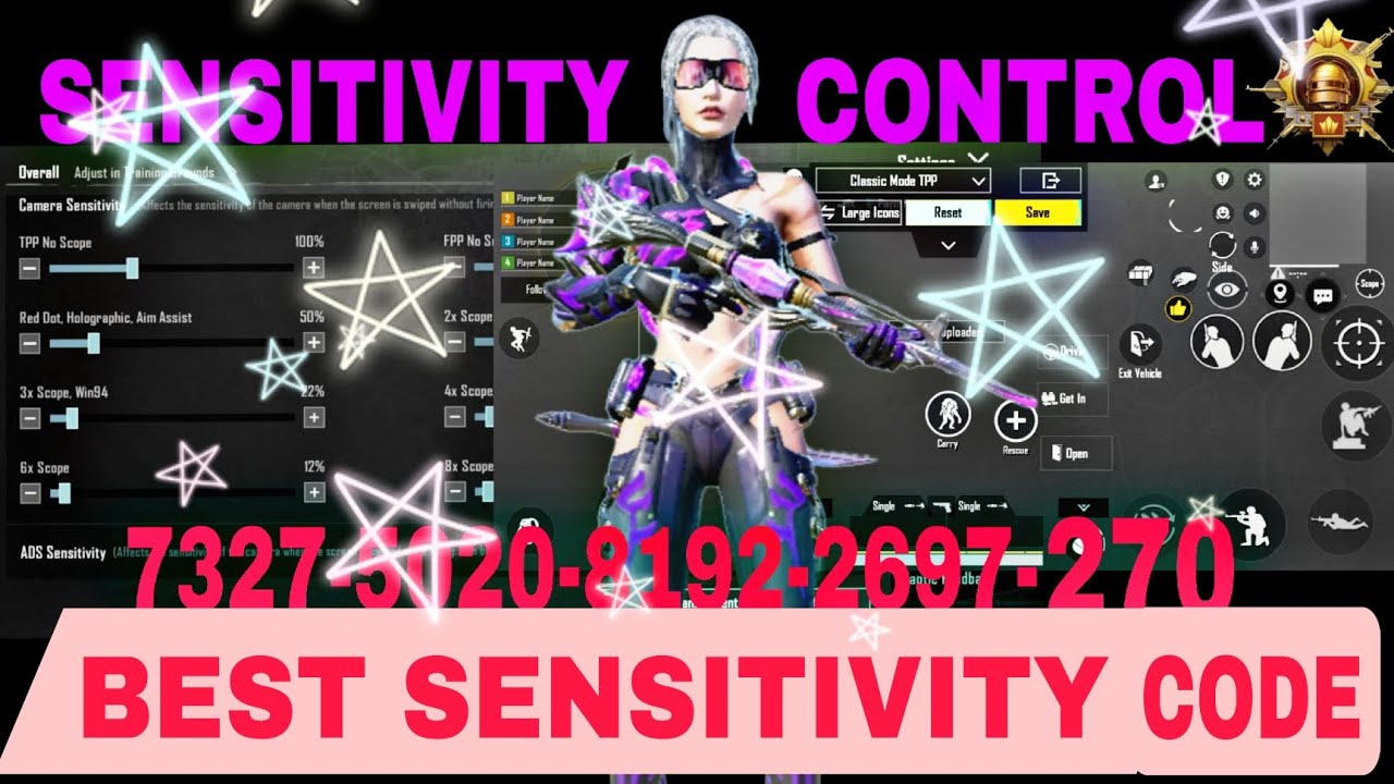 bgmi best sensitive 3x scope | bgmi best 3 finger setting sensitivity # ...