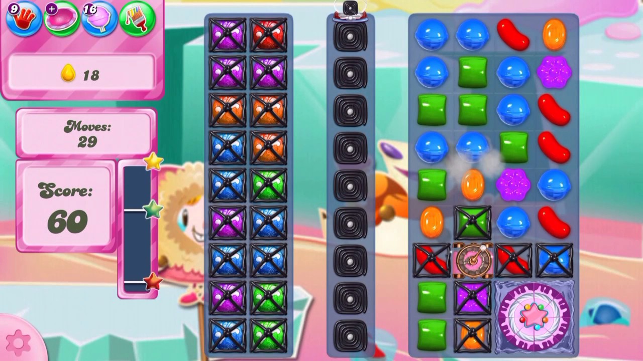 candy Crush Saga Level 1823 No Boosters - YouTube