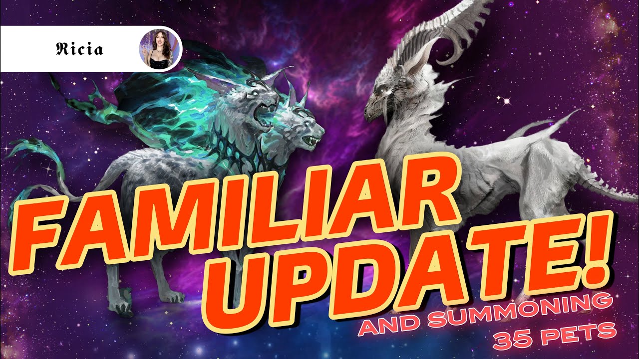 FAMILIARS! SUMMONING 35 PETS AND LOOKING AT THE CHANGES. Diablo ...