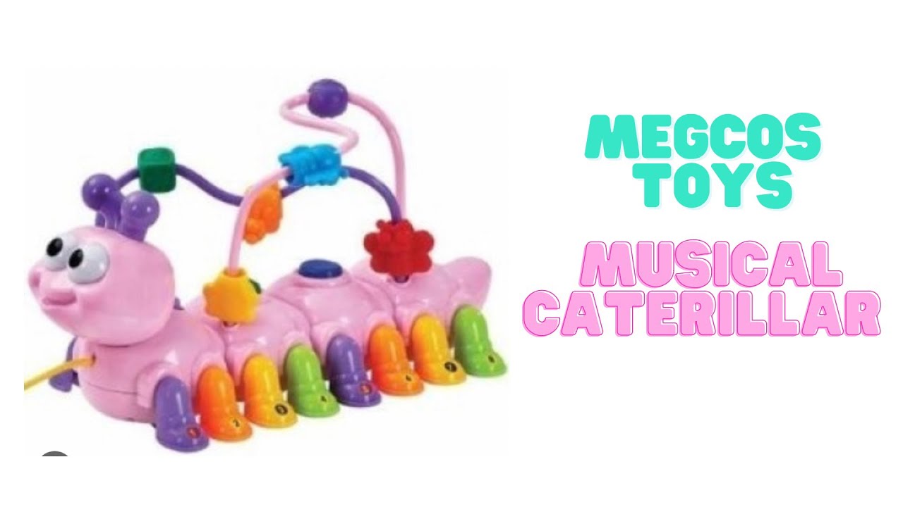 Megcos Toys Musical Caterpillar #kids #nurseryrhymes #toysforkids - YouTube