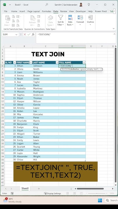 Master Excels Textjoin Function Boost Your Spreadsheet Skills Exceltips Exceltricks