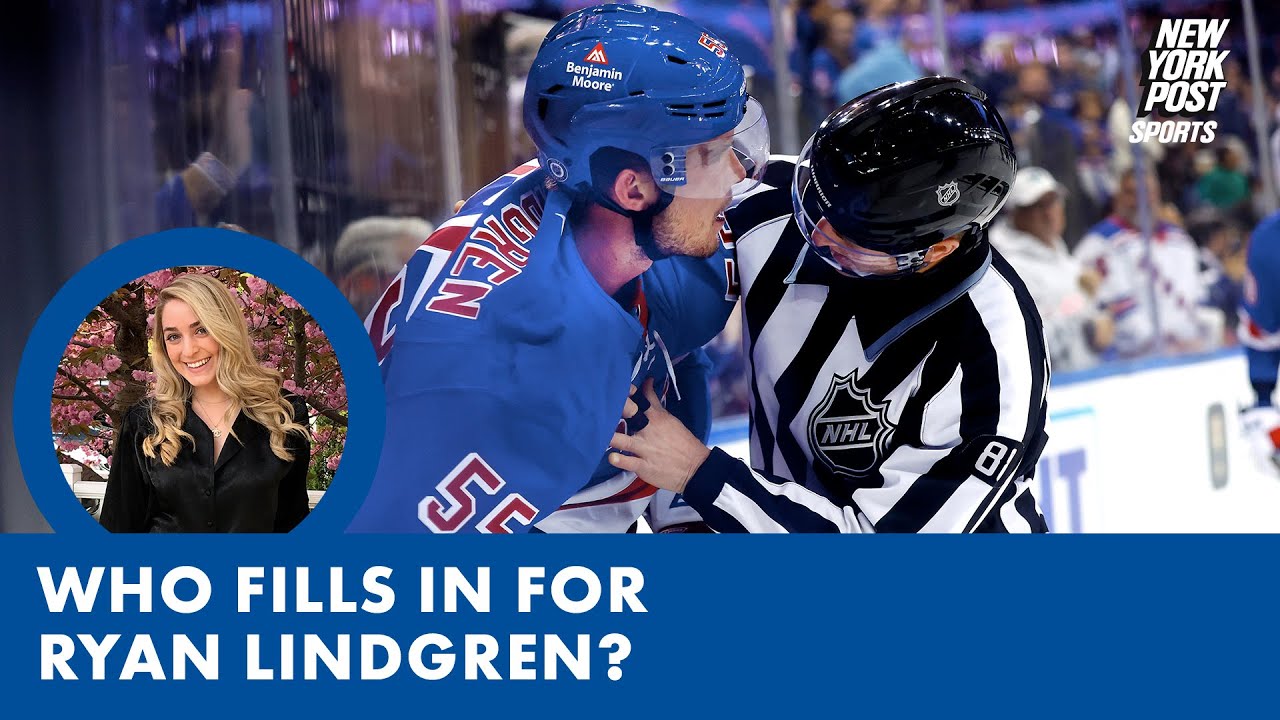 Options on Rangers' roster to fill in for Ryan Lindgren - YouTube