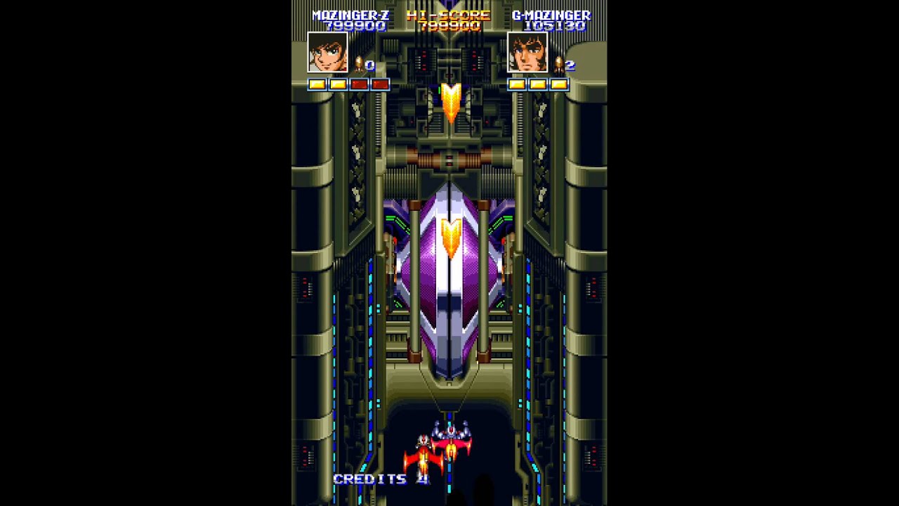 Mazinger Z arcade 2 player 60fps - YouTube