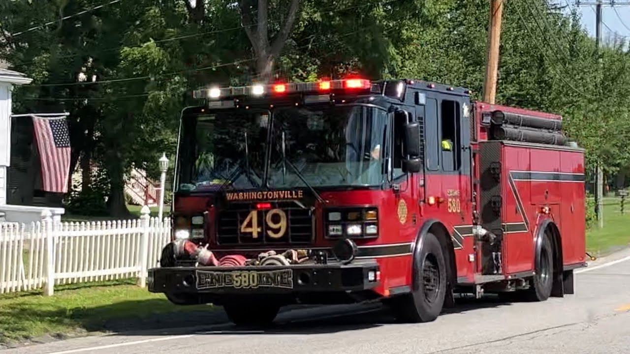 Washingtonville Fire Department Squad 580 (F.A.S.T) Responding - YouTube