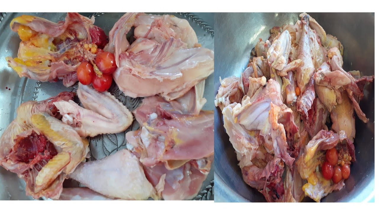 Jinsi Ya Kukata Na Kuosha Kuku - YouTube