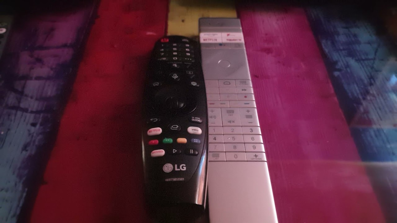 LG oled cx remote control vs philips oled 856 remote control - YouTube