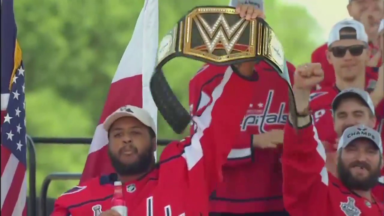 Washington Capitals' Devante Smith-Pelly brings out championship belt ...