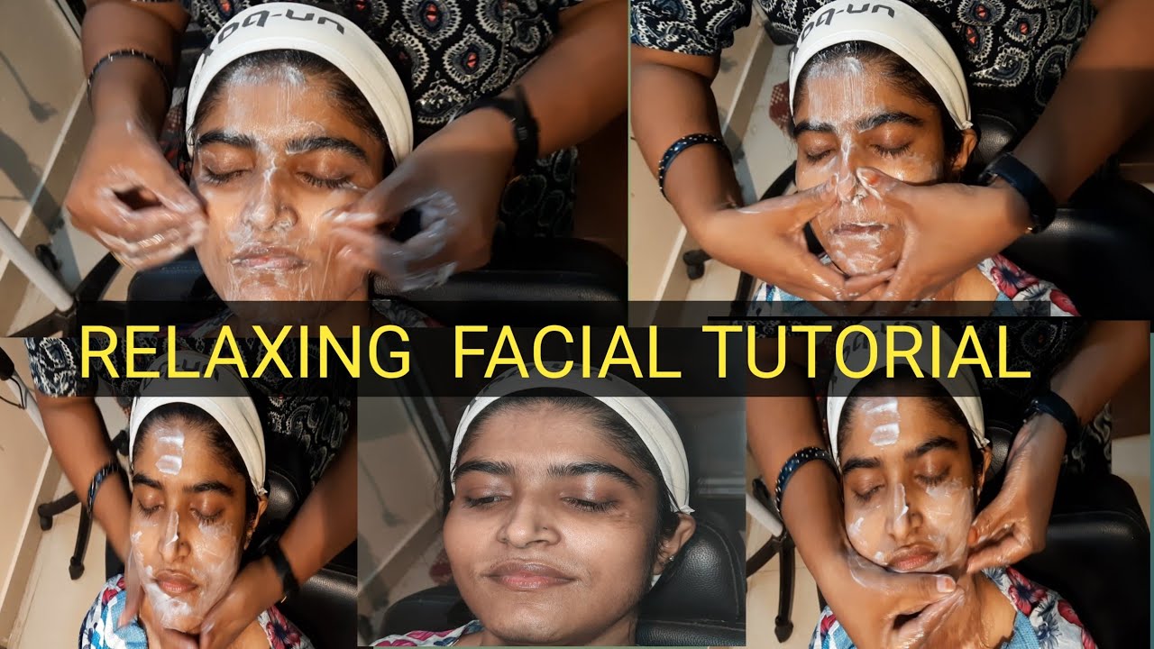 Most Relaxing Facial Massage | Step By Step Tutorial #massage #therapy ...