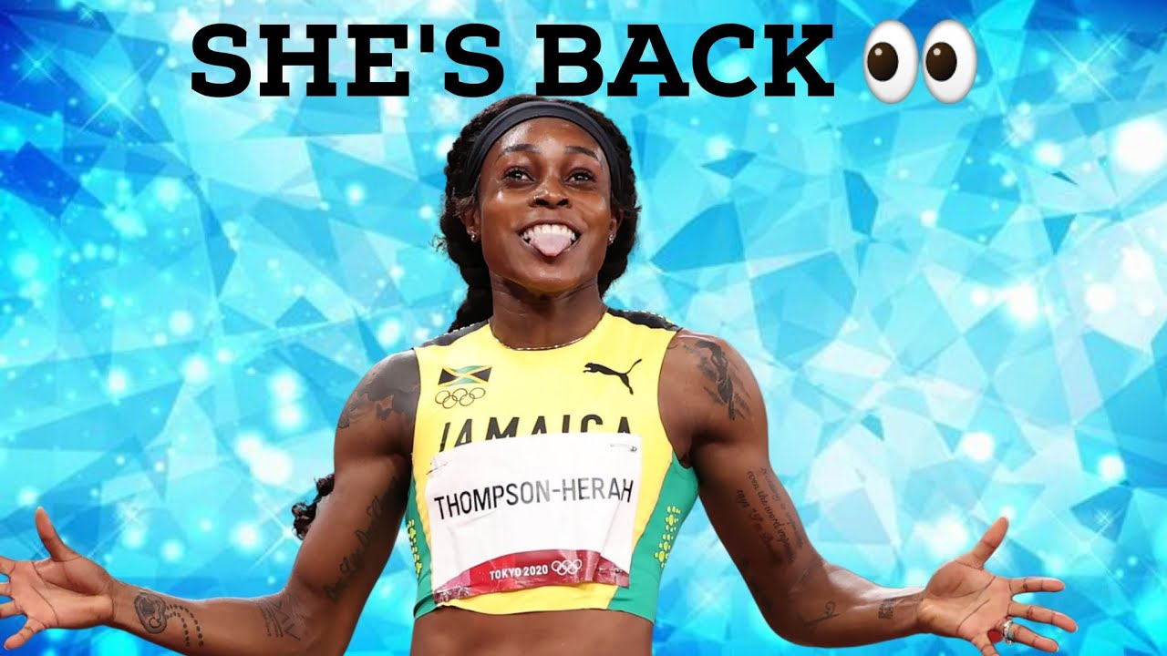 Elaine Thompson-Herah 2nd 100M race of the season - YouTube