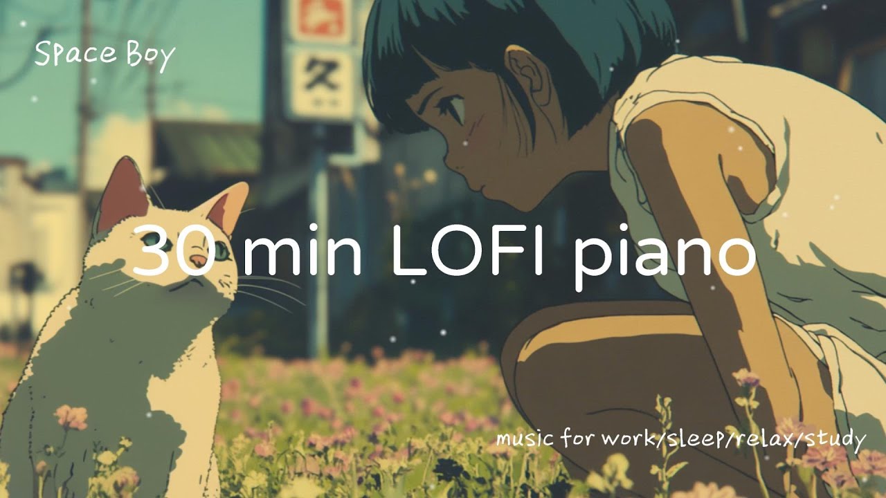 [Space Boy 宇宙少年] 30min lofi music /🌙Focus Music flower Vibes for work ...