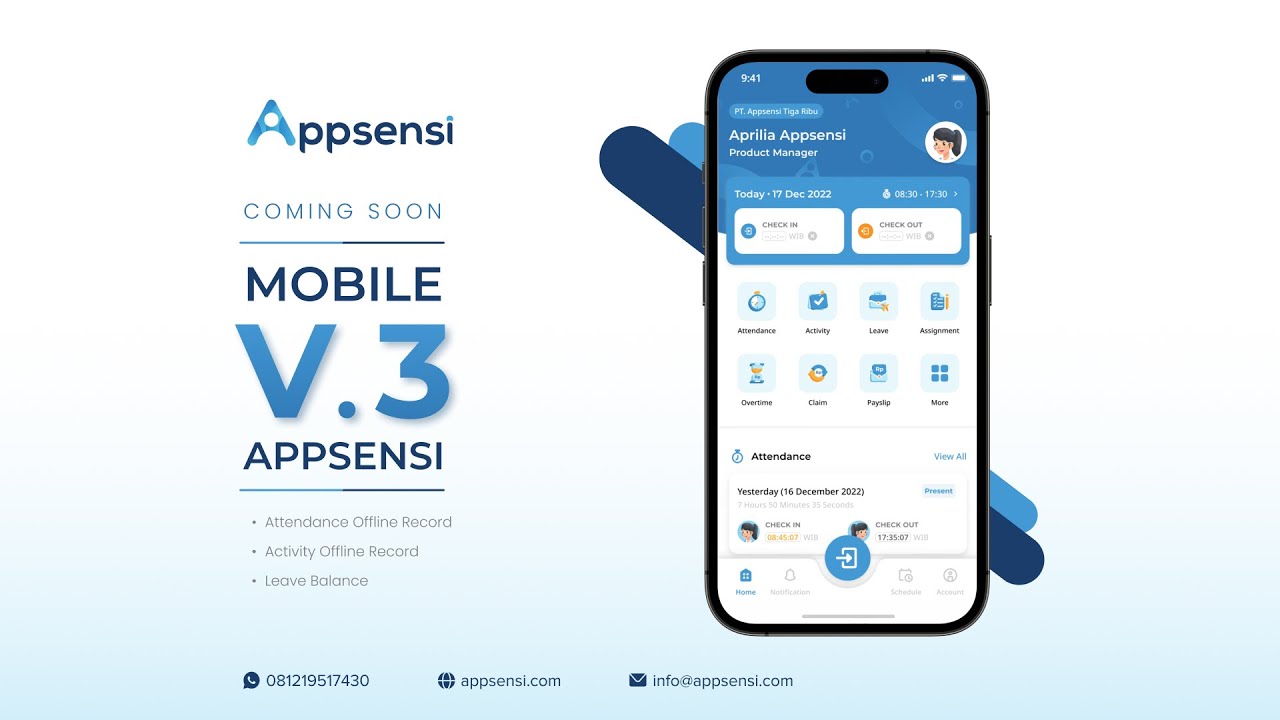 Appsensi Mobile V.3 telah hadir! - YouTube