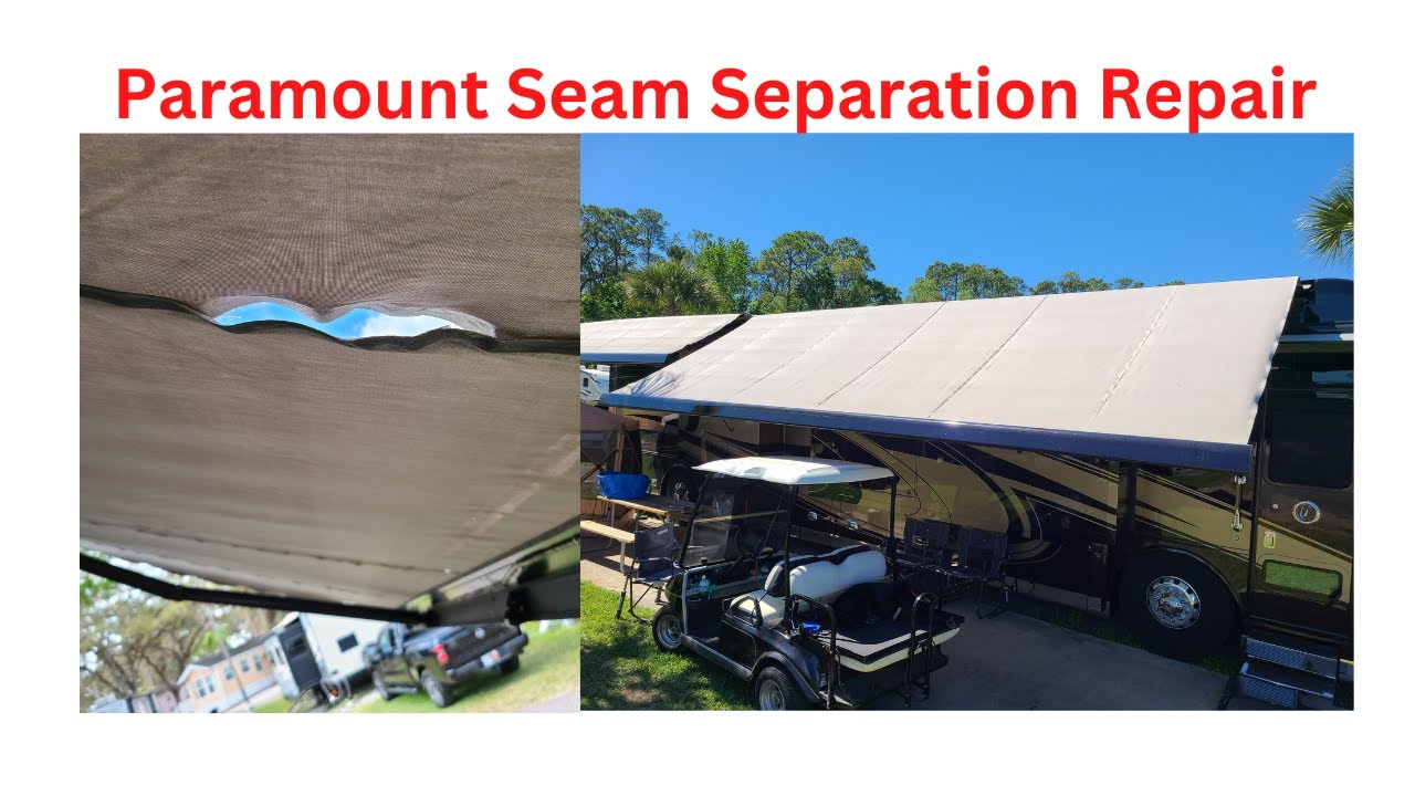 How to Repair Carefree of Colorado Paramount Awning / Canopy Seam ...