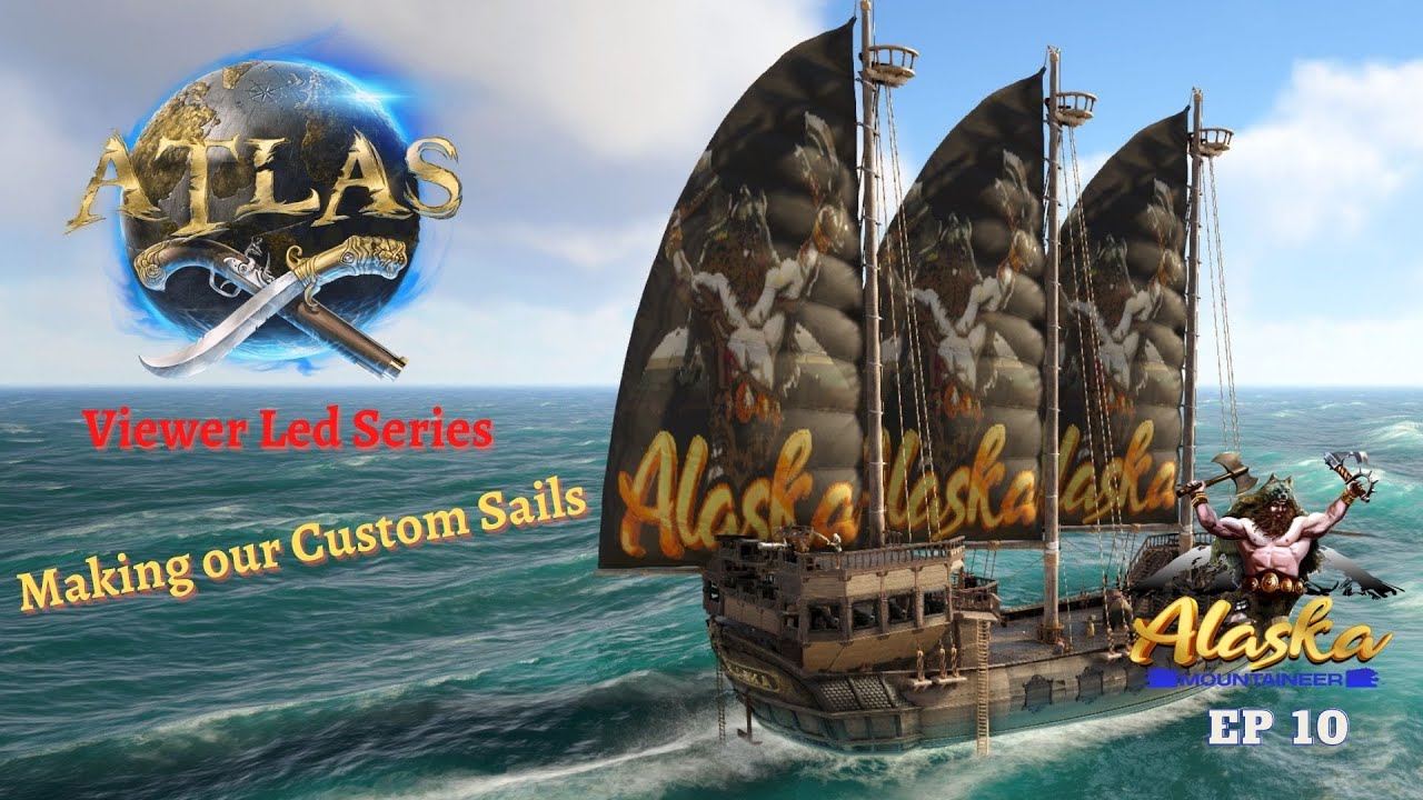 Atlas - EP10 Placing our Custom Sails - YouTube