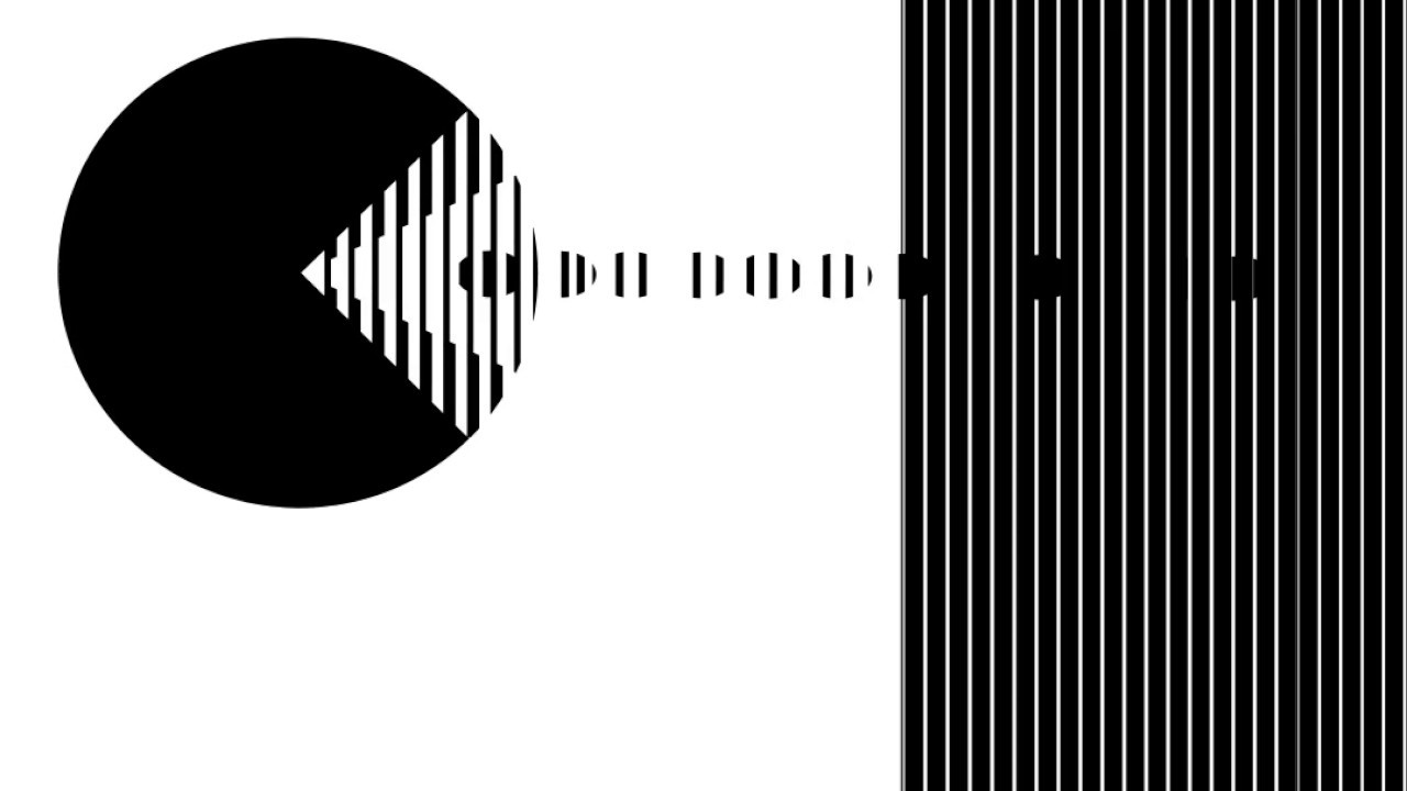 Pac-Man; Animated Optical Illusion From Scratch By CD 2-7-2019 - YouTube