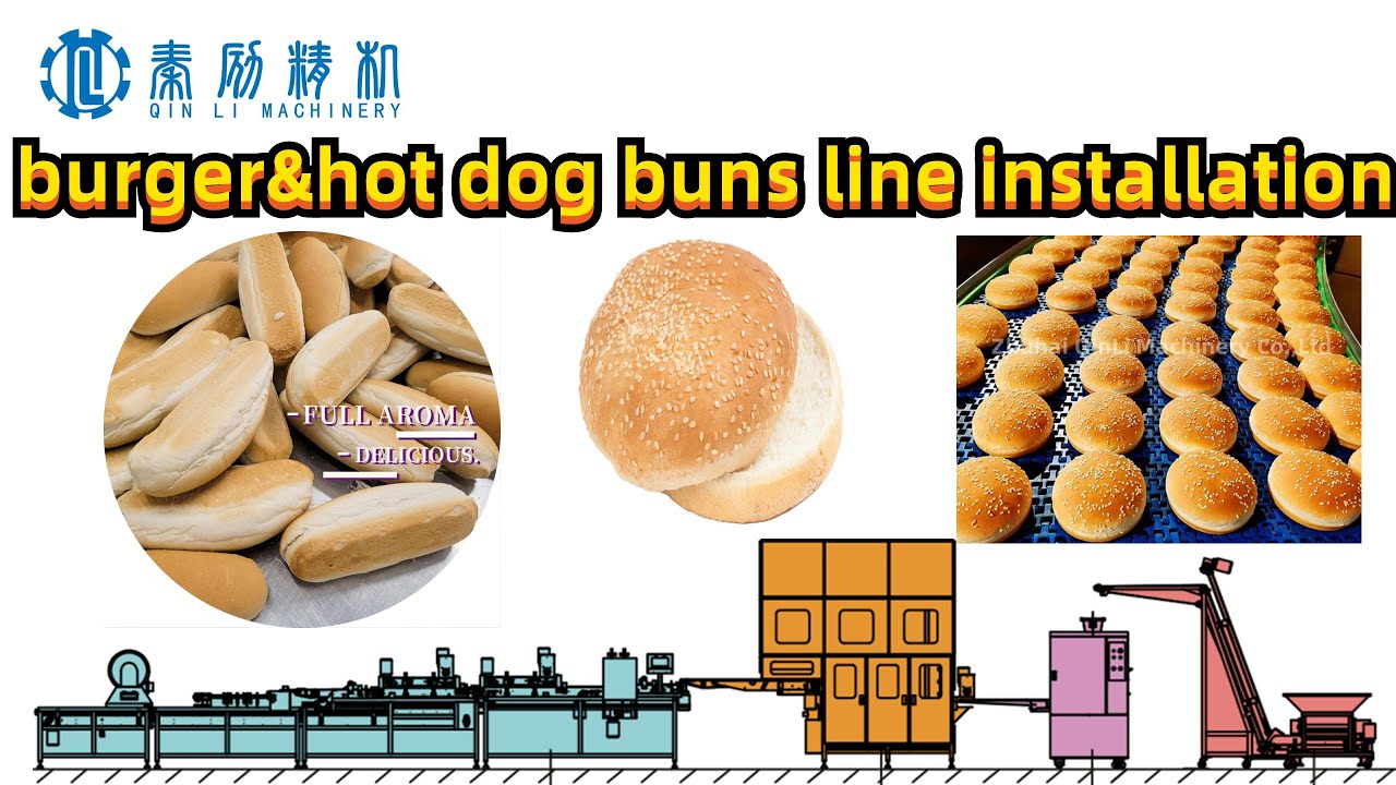 Hamburger and hot dog line installation design - YouTube