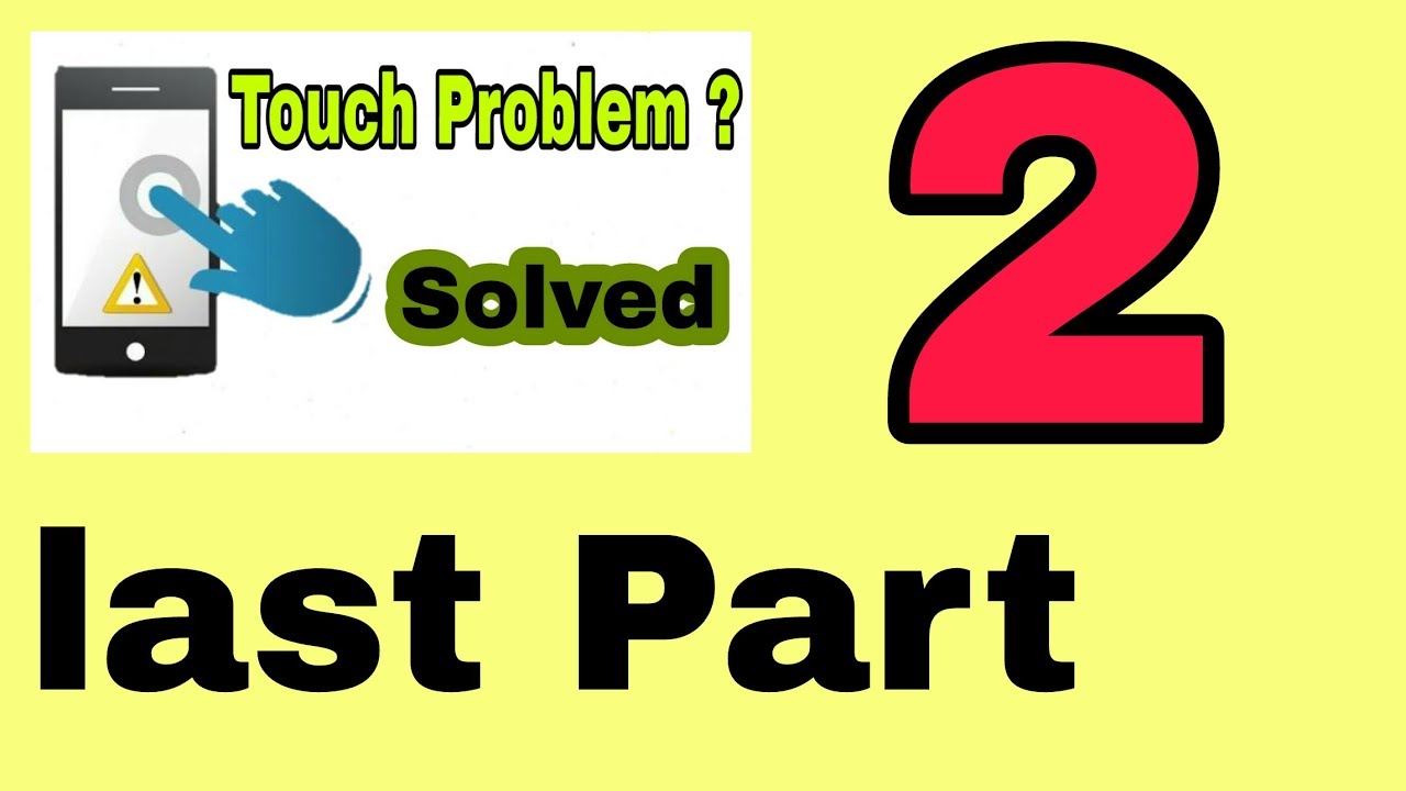 touch problem in android - YouTube