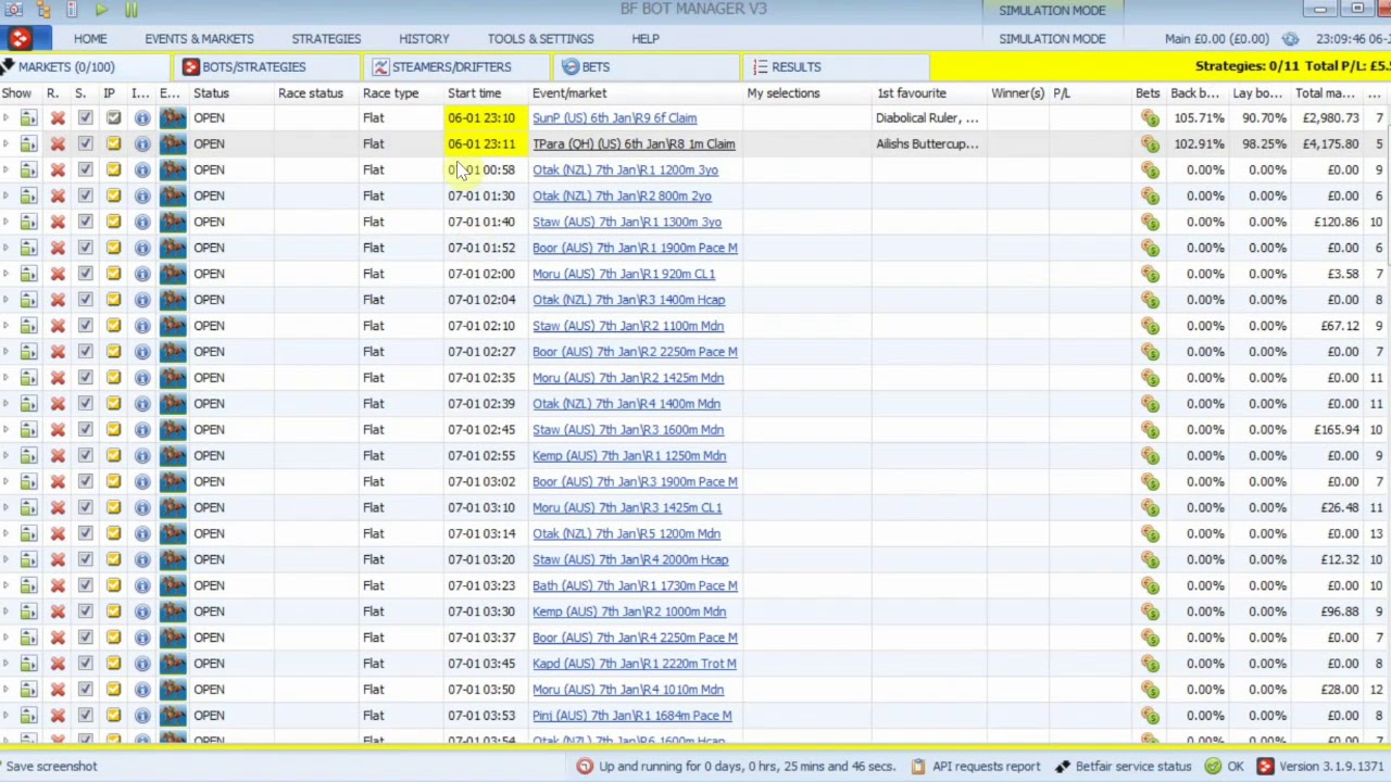 BF Bot Manager - Automated Horse Trading - [Part 3] Set and Go - YouTube