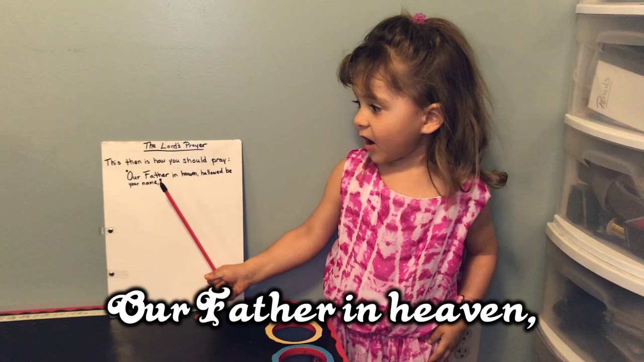Little Miss E - The Lord’s Prayer - YouTube