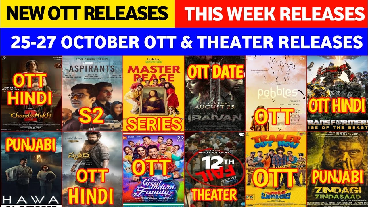 27 October 2023 Movie Release | October 27 Movie releases | 26 October ...