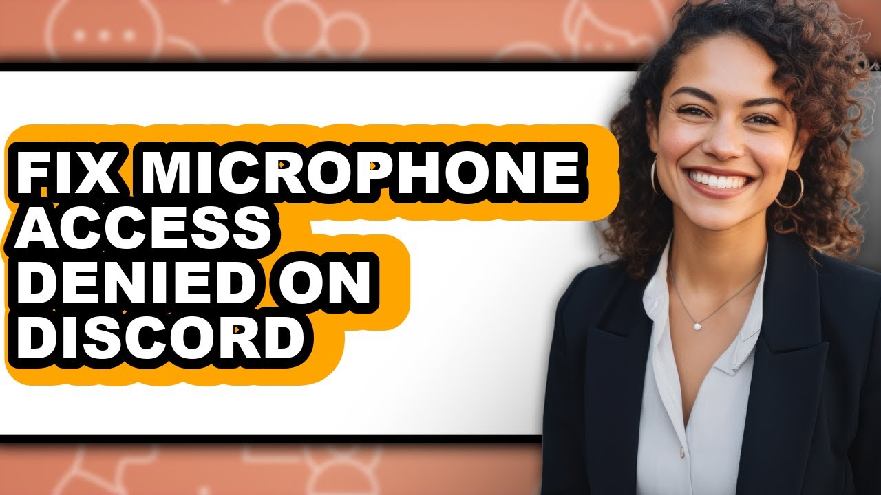 How to Fix Microphone Access Denied on Discord - Step by Step - YouTube