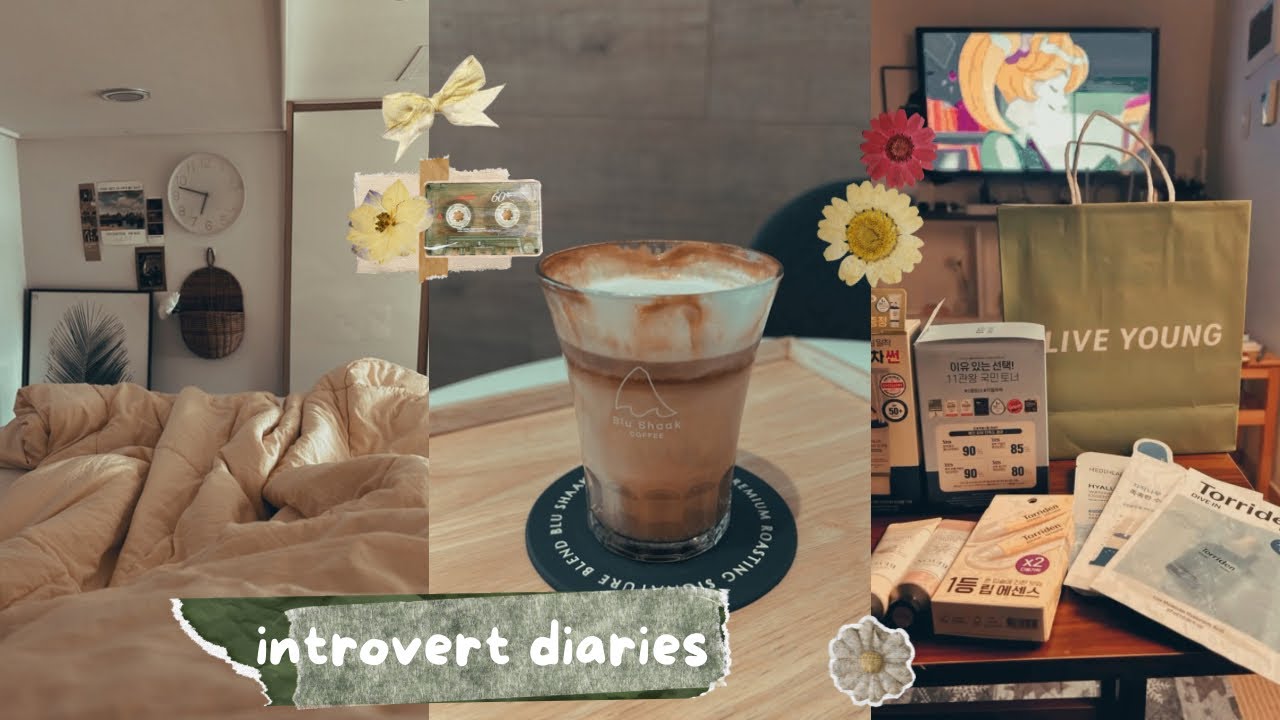 Life of an introvert | alone in Korea | what i eat | coffee | olive ...