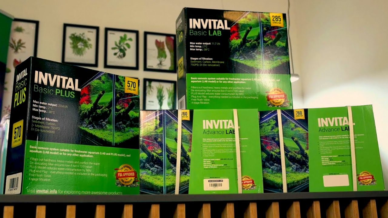 Demonstracja i montaż odwróconej osmozy INVITAL RO Basic LAB, Basic PLUS, Advance i Advance LAB ...