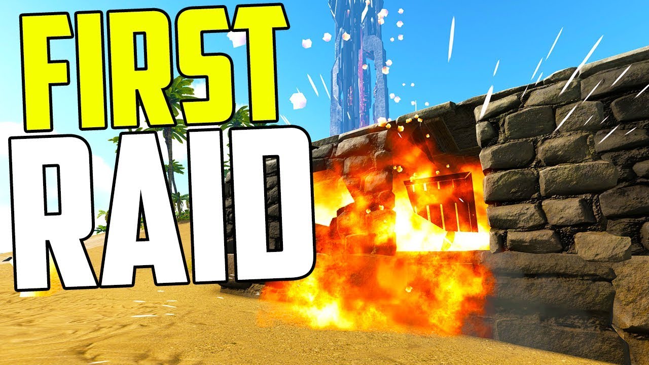FIRST GRENADE RAID! - Ark Survival Evolved (Ark: The Volcano PVP #2 ...