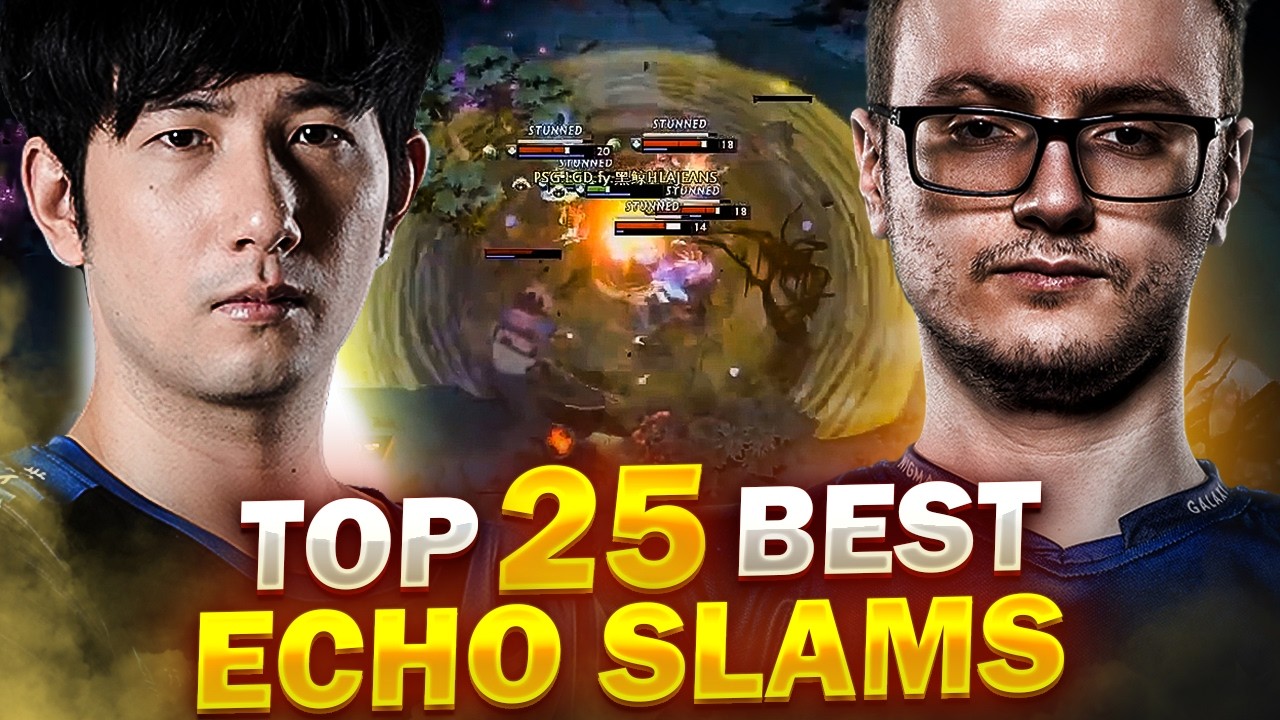 TOP 25 Echo Slams in Dota 2 History - YouTube