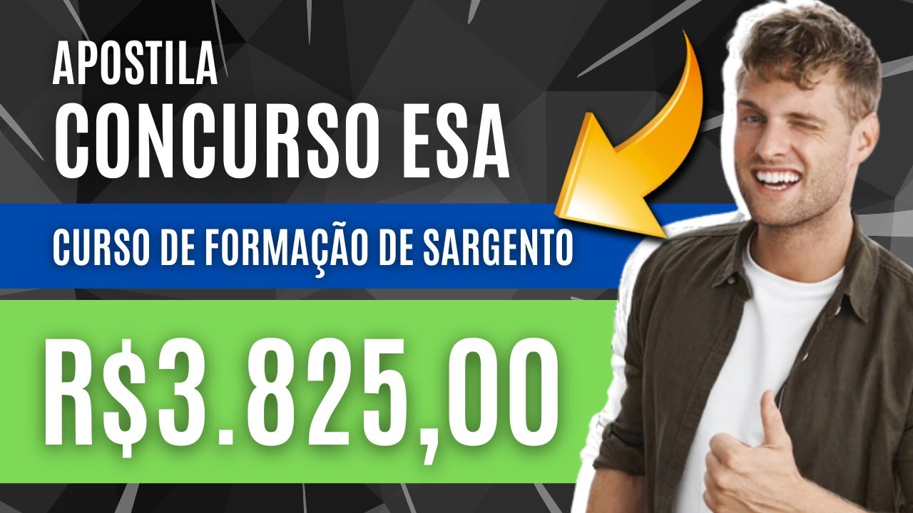 CONCURSO ESA 2023 | Curso de Formação de Sargento (APOSTILA ESPECÍFICA ...