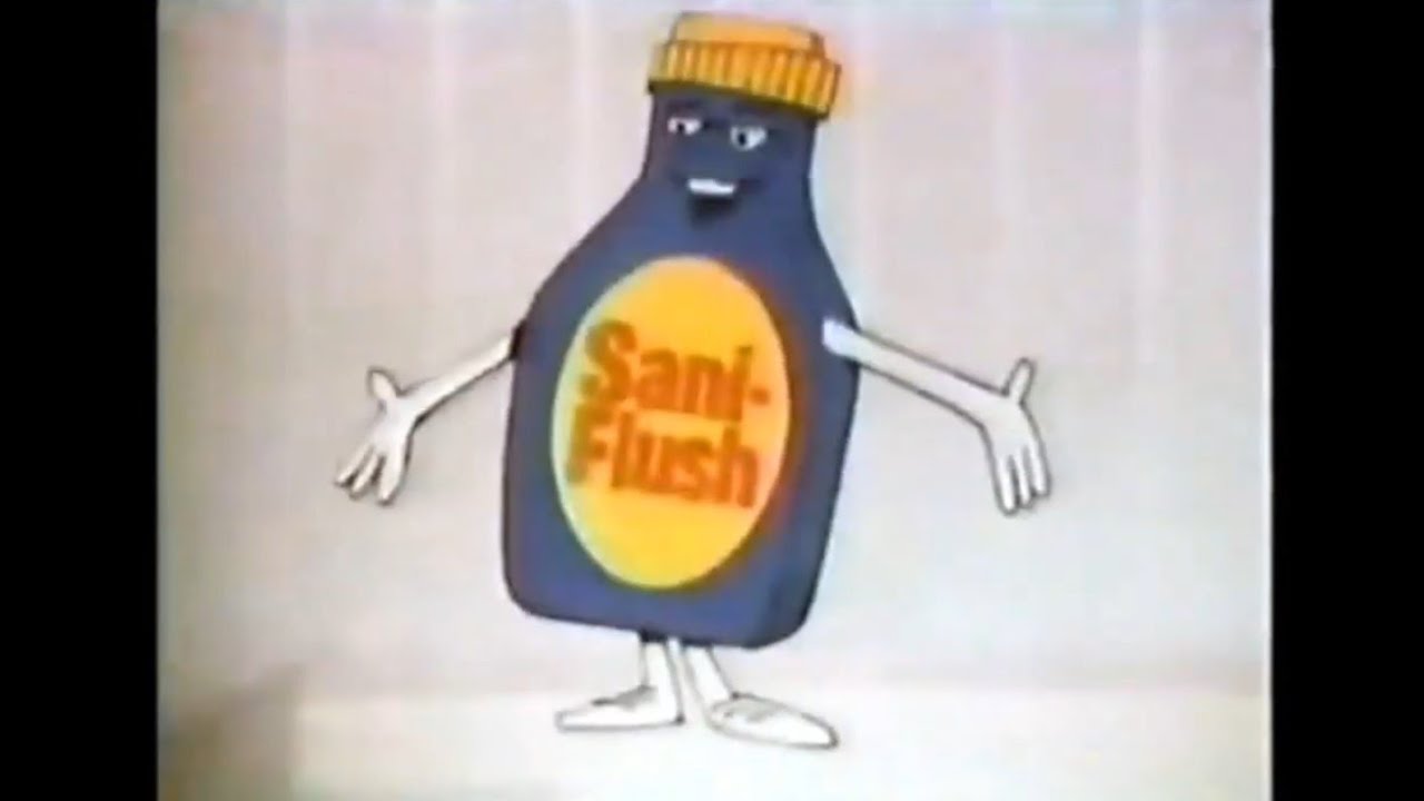 Sani-Flush Mascot Commercial (1979) - YouTube