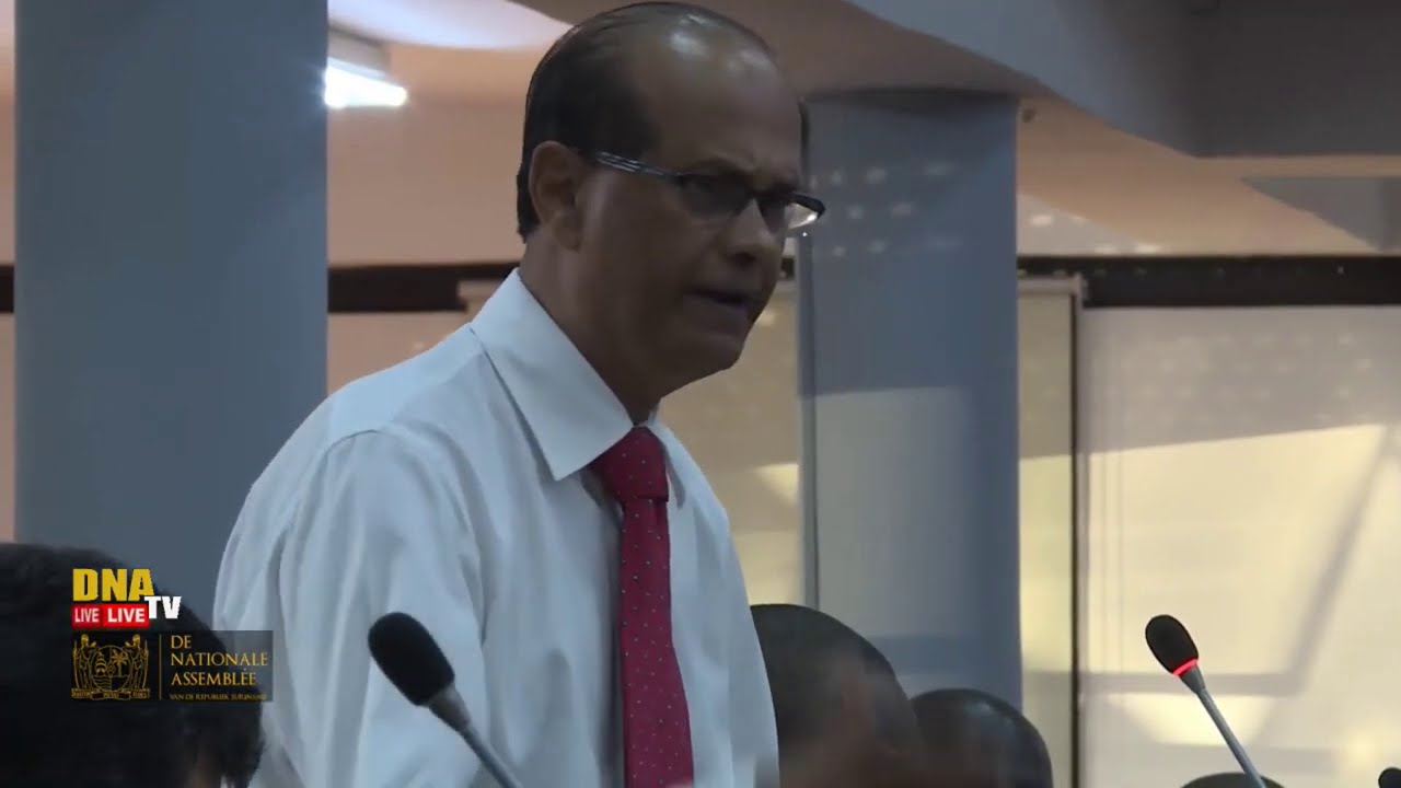 NDP-FRACTIELEIDER RABIN PARMESSAR DOOR POLITIE VERWIJDERD UIT DNA - YouTube