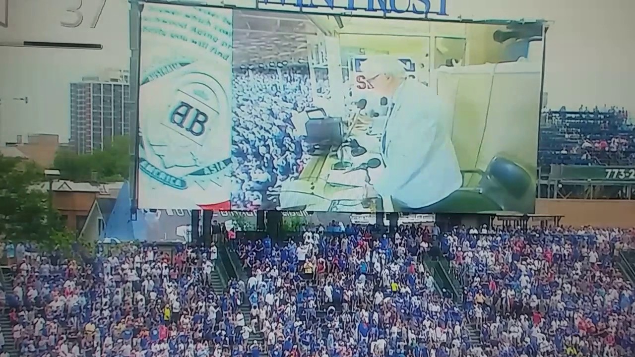 Harry Carey Singing the 7th Inning Stretch - YouTube