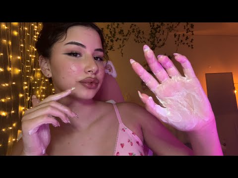 ASMR Hand Lotion Sounds And Mouth Sounds ✨