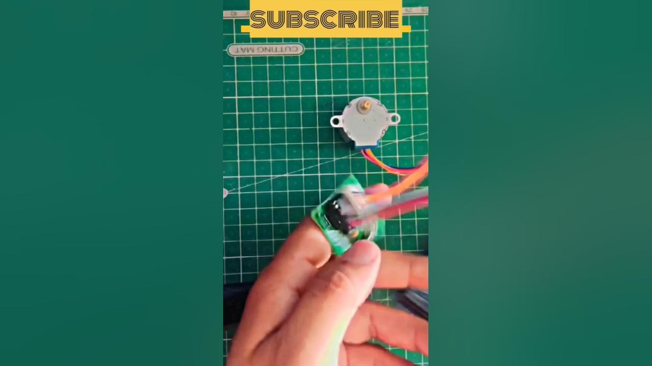 How To Work Stepper Motor Stepper Motorarduino Project Scienceproject Technology Tech Dc