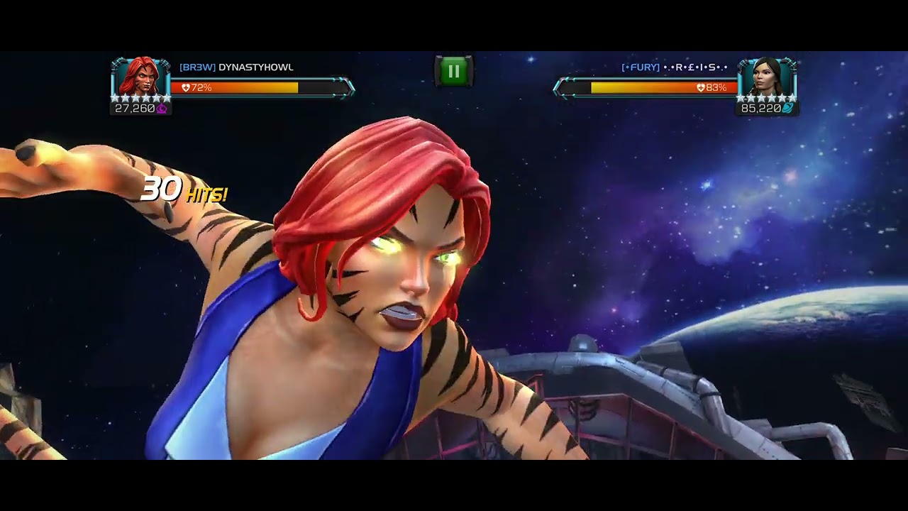 Tigra vs Sersi Boss (Tier 4) | Marvel Contest of Champions - YouTube