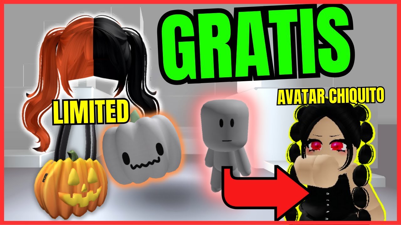 NUEVO AVATAR CHIQUITO + NUEVO PELO LIMITED Y ITEMS GRATIS EN ROBLOX ...