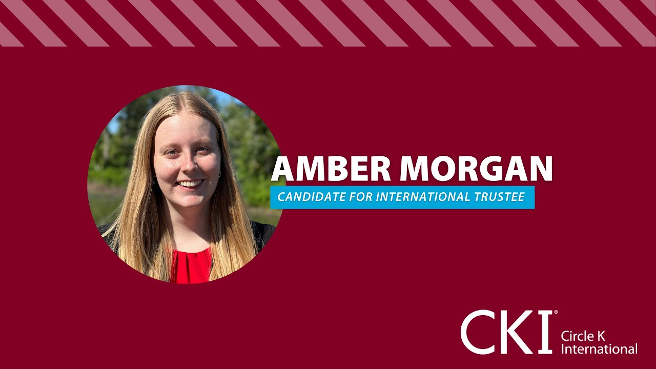 Amber Morgan-Candidate for International Trustee - YouTube