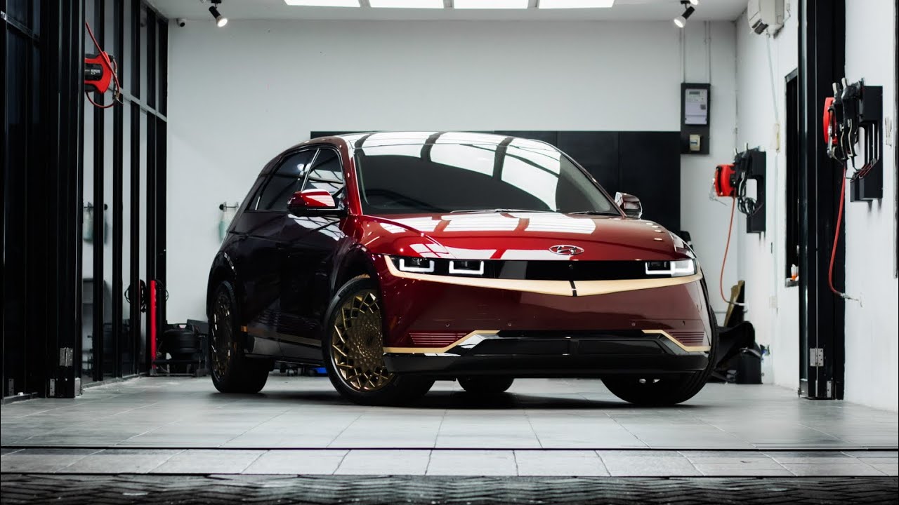 The first Hyundai Ioniq 5 in Artisan Red Premium… - YouTube