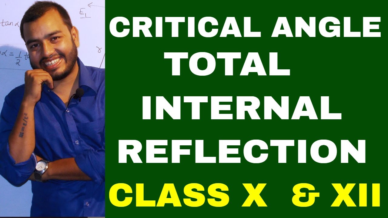 Critical Angle & Total Internal reflection : Prism ray diagram : Class ...