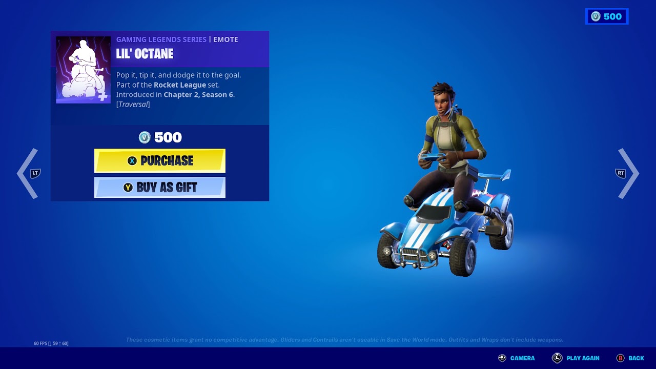 Fortnite Emote Lil' Octane - YouTube