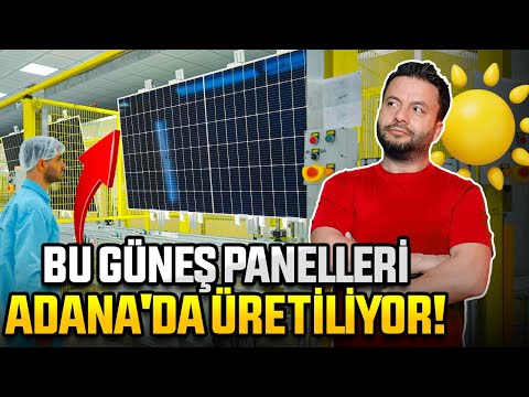 Adana'da güneş panelleri nasıl üretiliyor? - İşin fırını burası!