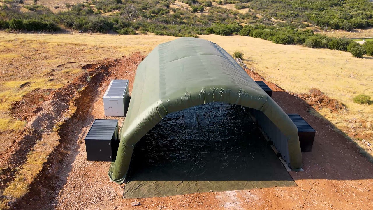 Inflatable Hangar / Şişirilebilir Hangar - YouTube
