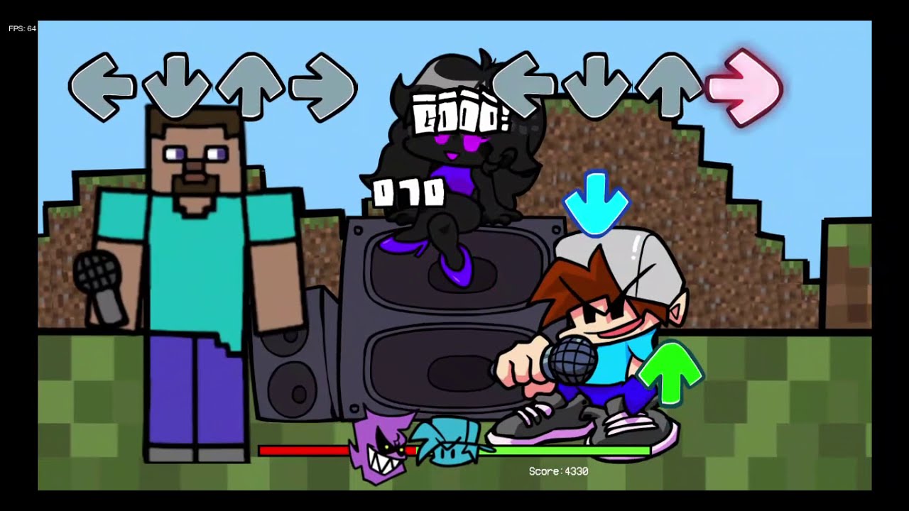 Friday Night Funkin' - Minecraft mods showcase - YouTube