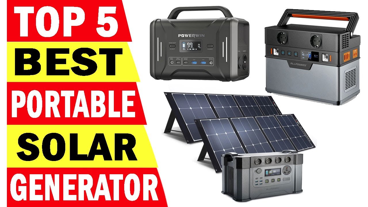 Top 5 Best Portable Solar Generator In 2024 | Best Solar Generators ...